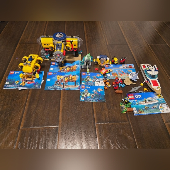 Lego | Toys | Lego City Ocean Exploration Submarine 6264 Exploration ...